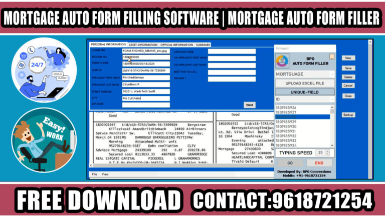 Auto Form Filler Software