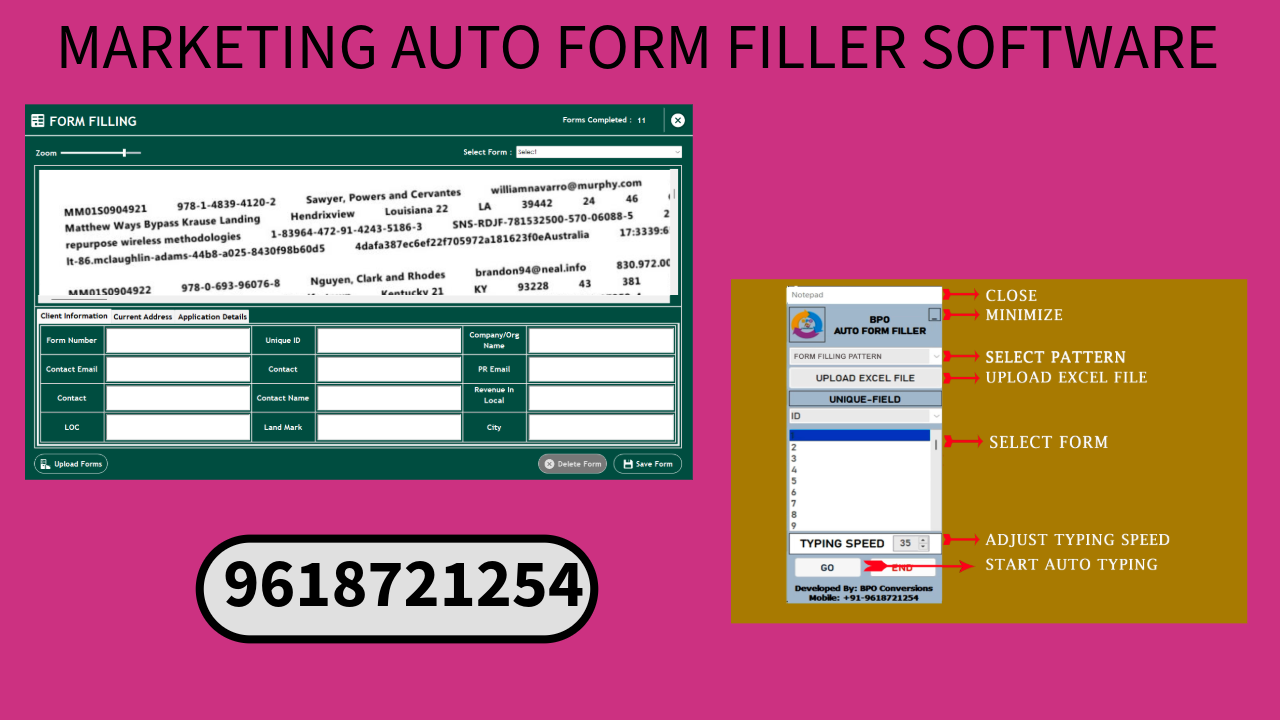 Auto Form Filler Software